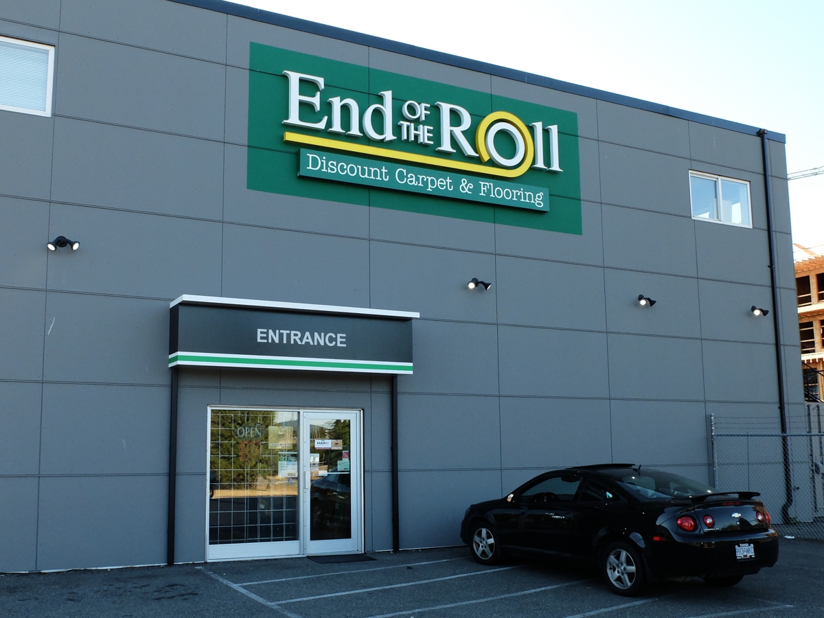 End Of The Roll Storefront Signage - UFOs Made Here
