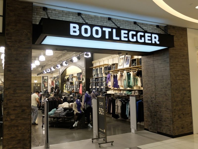 Bootlegger Rickis Storefront Signage - UFOs Made Here